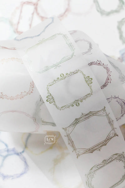 LCN Matte PET Tape Retro Frames Colorful Ink – WRITER Stationery Store