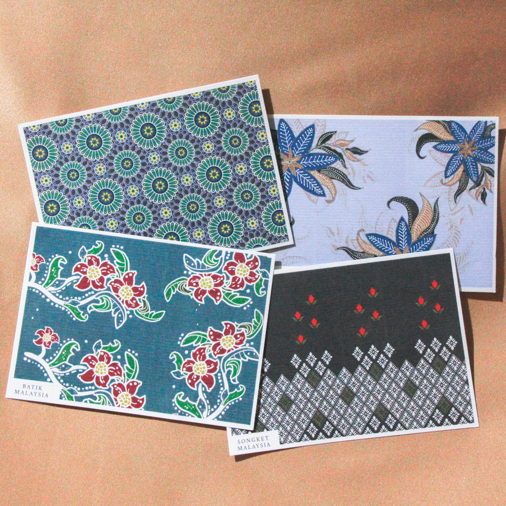 LIFE DESIGN STUDIO Batik & Songket Cards Raja – WRITER Stationery Store