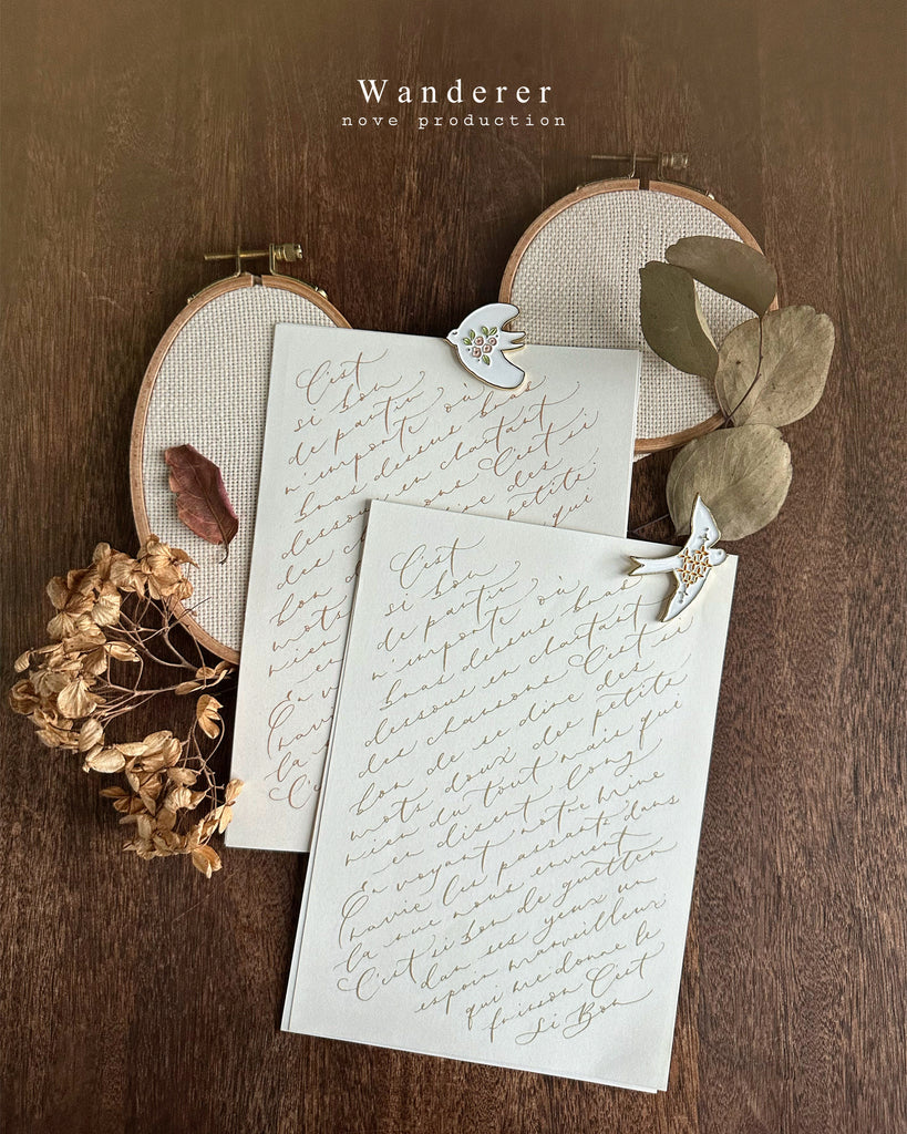 NOVE Calligraphy Layering A5 Background Paper Pack 1 – WRITER ...