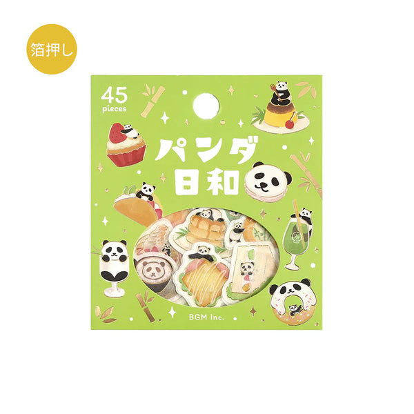 BGM Flakes Seal Panda Days : Tea Room – WRITER Stationery Store