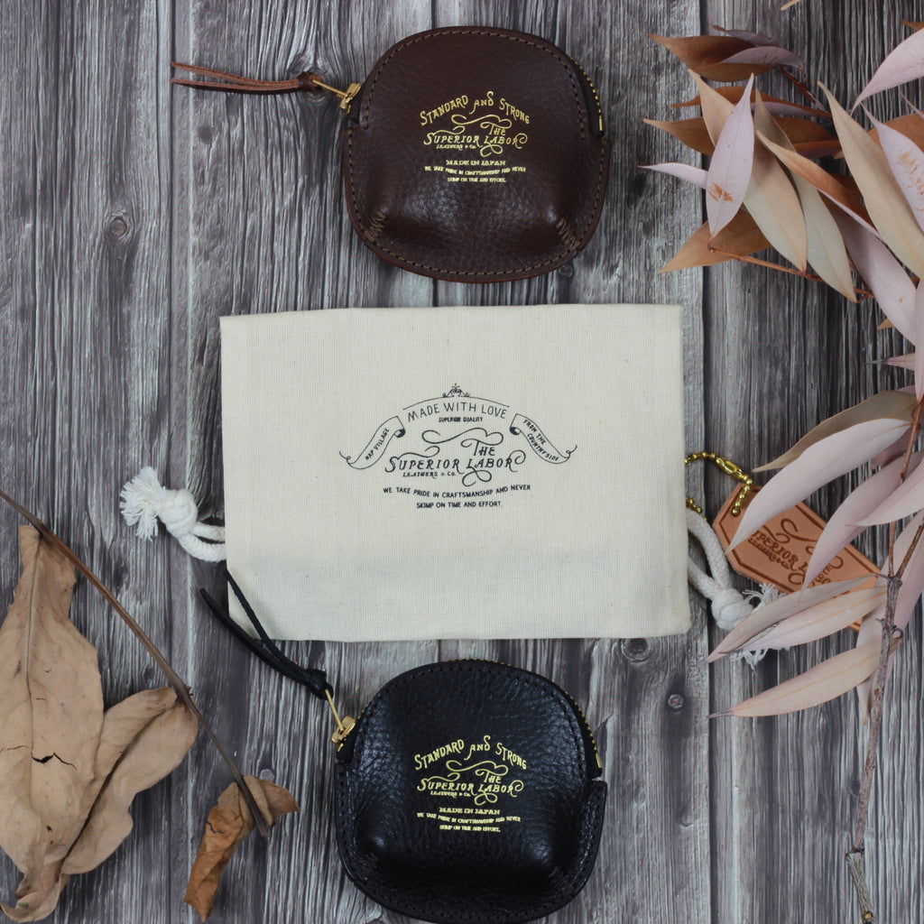 TSL Original Leather Zip Coin Case Dark Brown – WRITER Stationery Store