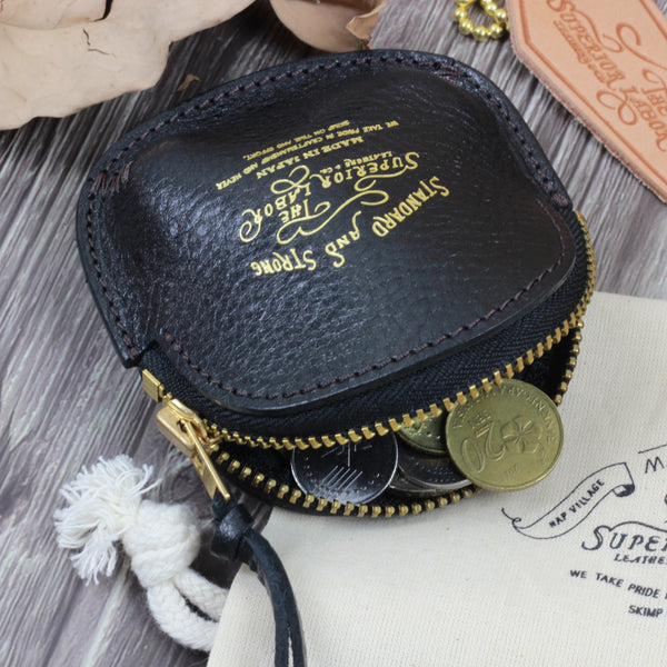 TSL Original Leather Zip Coin Case Black – WRITER Stationery Store