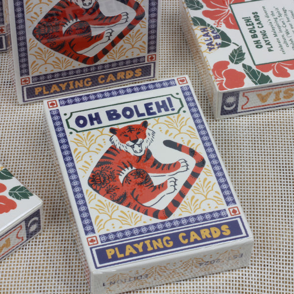 OH BOLEH Playing Cards 310gsm Linen Stock Premium Card – WRITER ...
