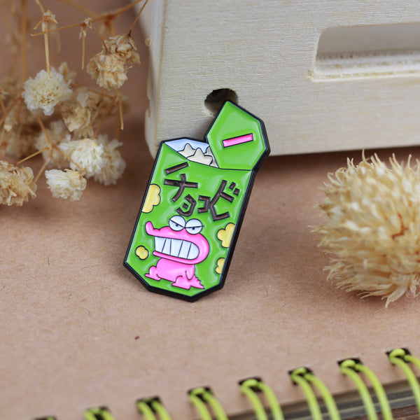 SUPA LUNA Enamel Pin Shin Chan Biscuits – WRITER Stationery Store