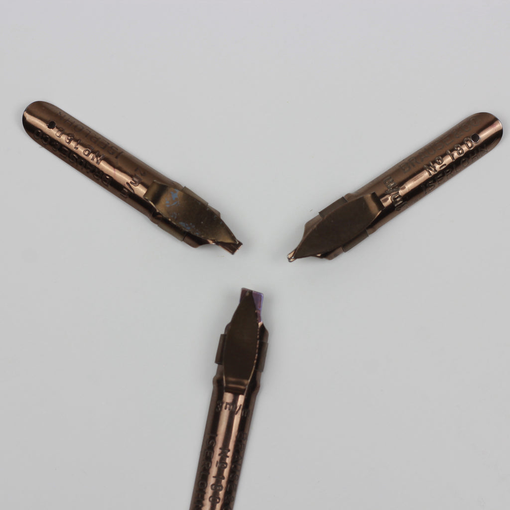 BRAUSE Nib Holder Plastic + 3x Calligraphy Nibs – WRITER Stationery Store