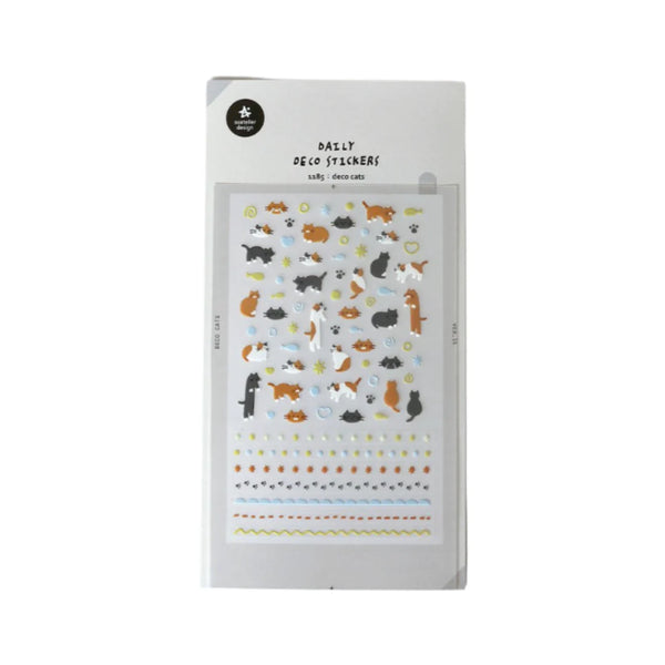 SUATELIER Daily Deco Stickers Cats – WRITER Stationery Store