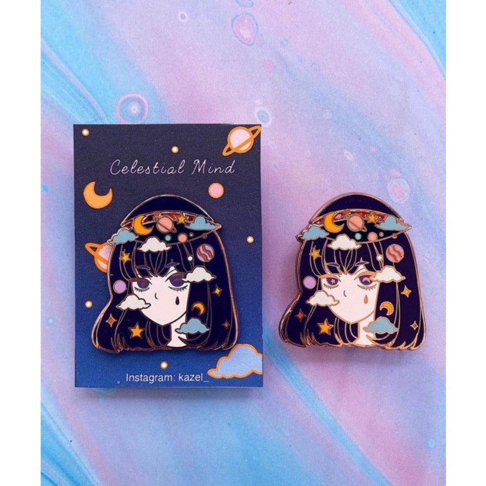 KAZEL LIM Hard Enamel Pin Celestial Mind – WRITER Stationery Store