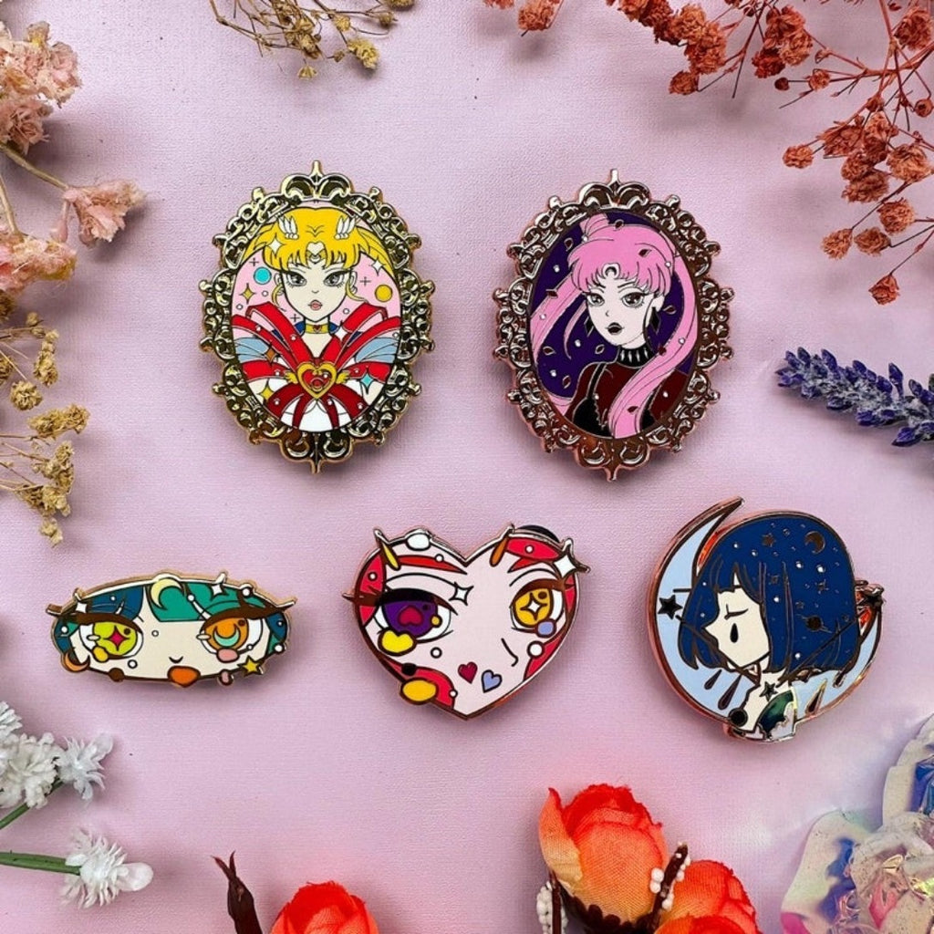 KAZEL LIM Hard Enamel Pin Sailormoon – WRITER Stationery Store