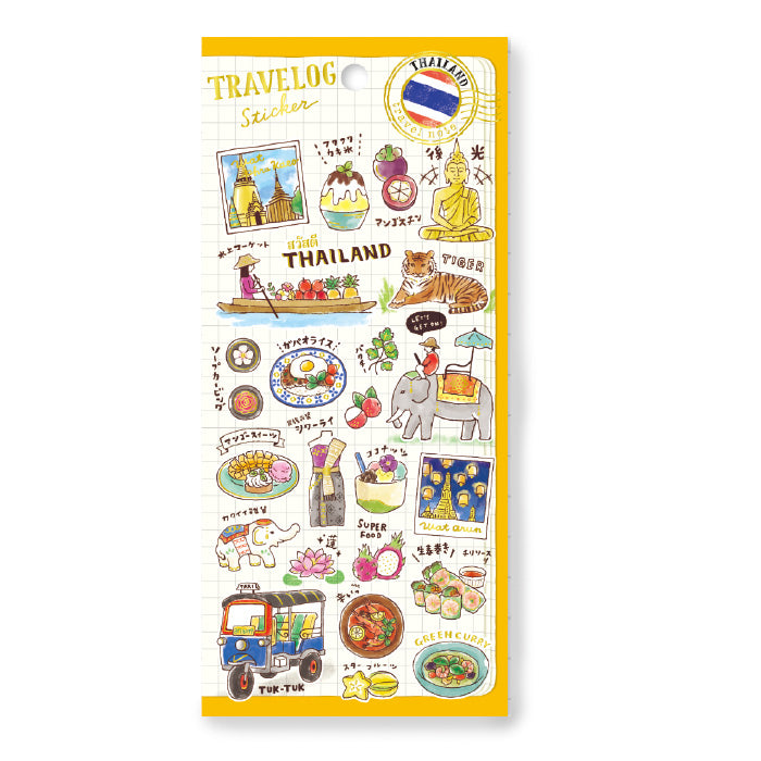 Overseas Travelog Sticker – WRITER Stationery Store