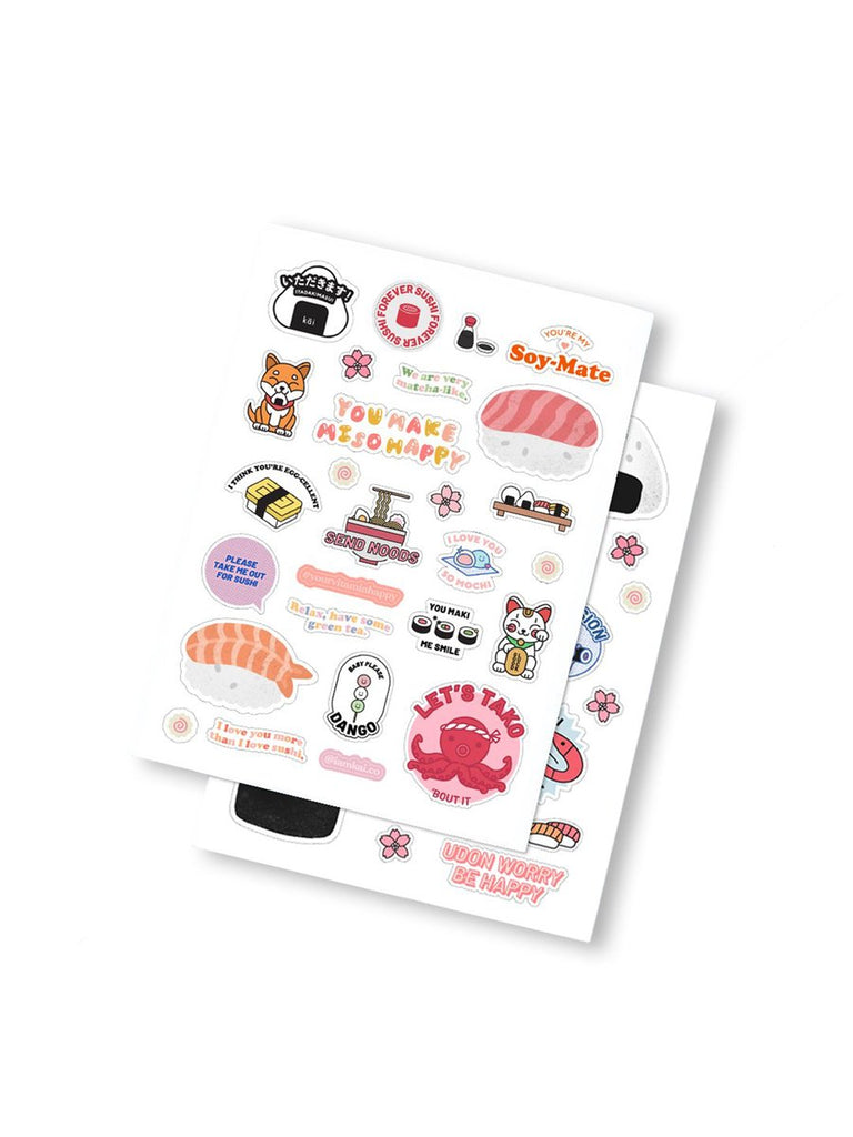 KAI Sticker Pack (2 sheets/per pack) – WRITER Stationery Store