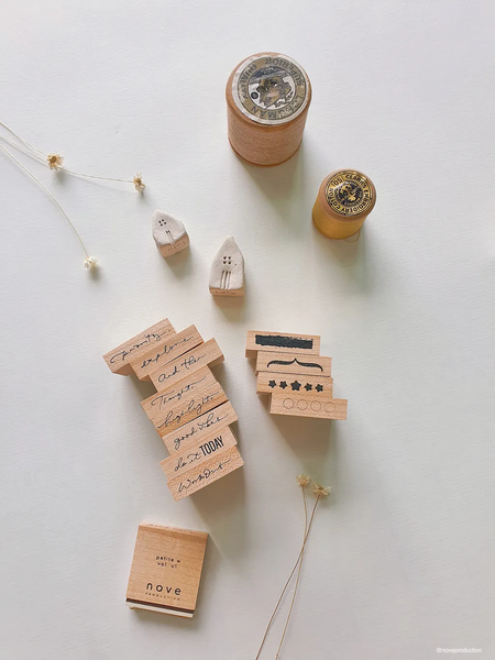 NOVE Petite. W Rubber Stamp Bracket Pattern – WRITER Stationery Store