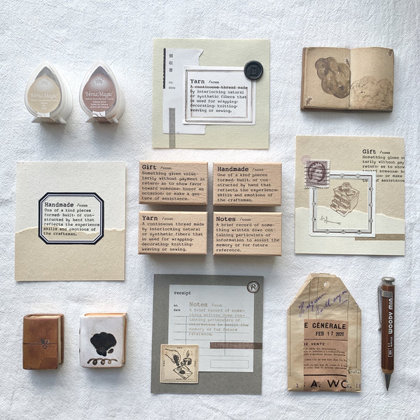 LIBERTY.HK Dictionary Stamp (Set of 4) – WRITER Stationery Store